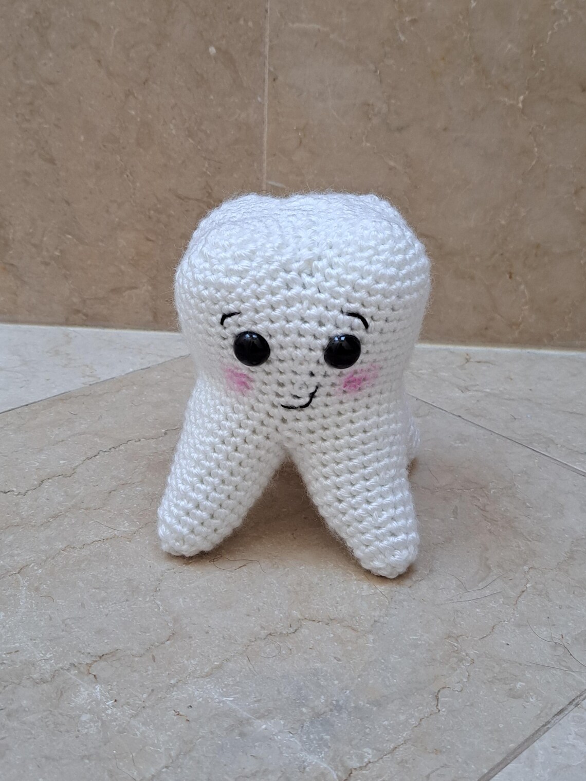 Hand Crocheted Tooth Plush: Dentist or Tooth Fairy Gift - Etsy