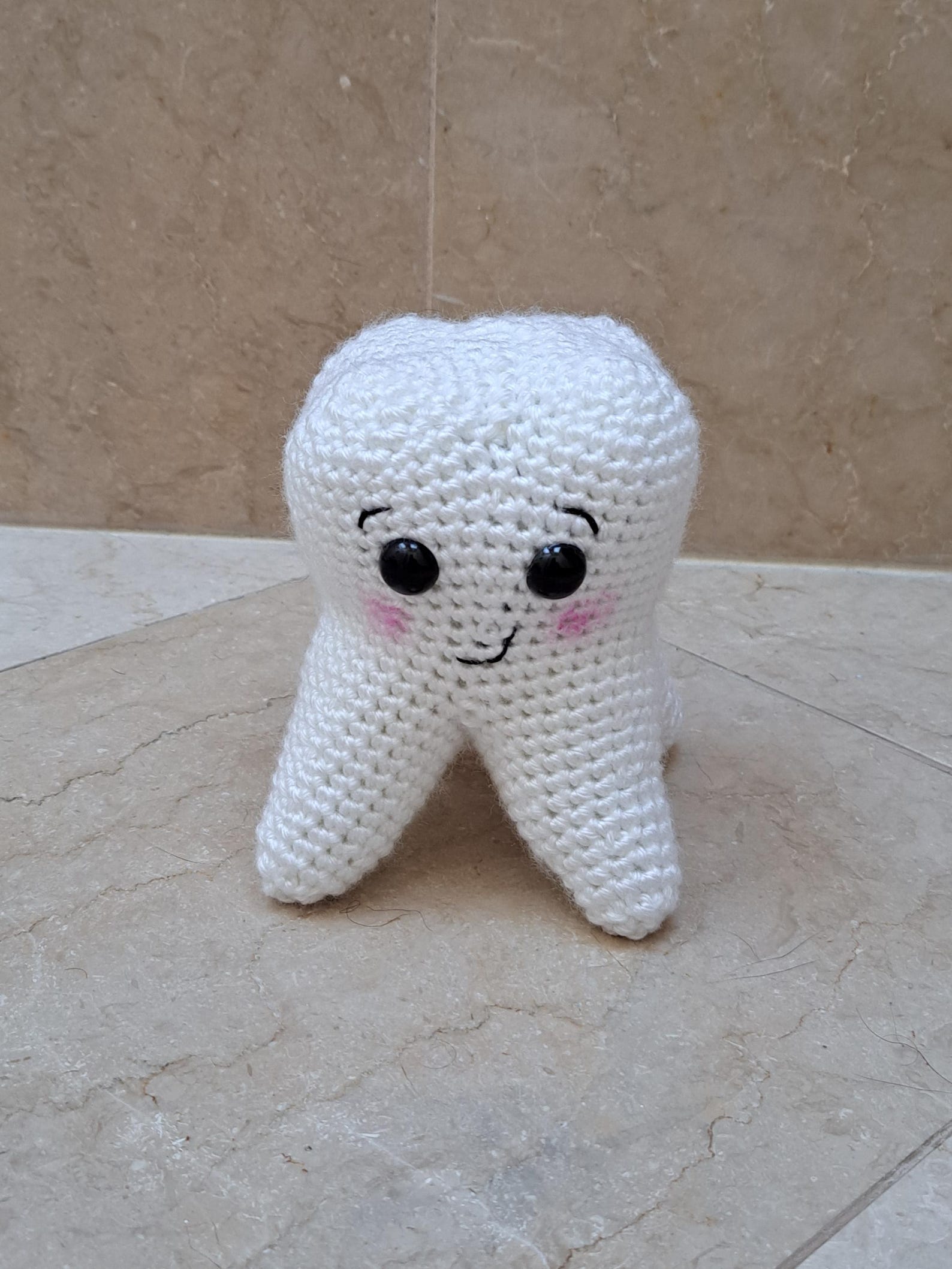 Hand Crocheted Tooth Plush: Dentist or Tooth Fairy Gift - Etsy