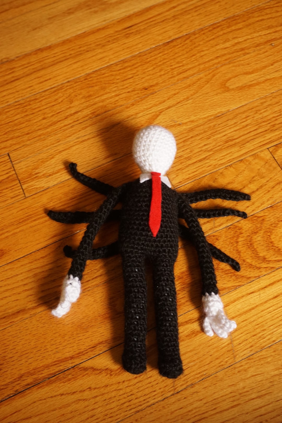 Slenderman Inspired Amigurumi - Etsy