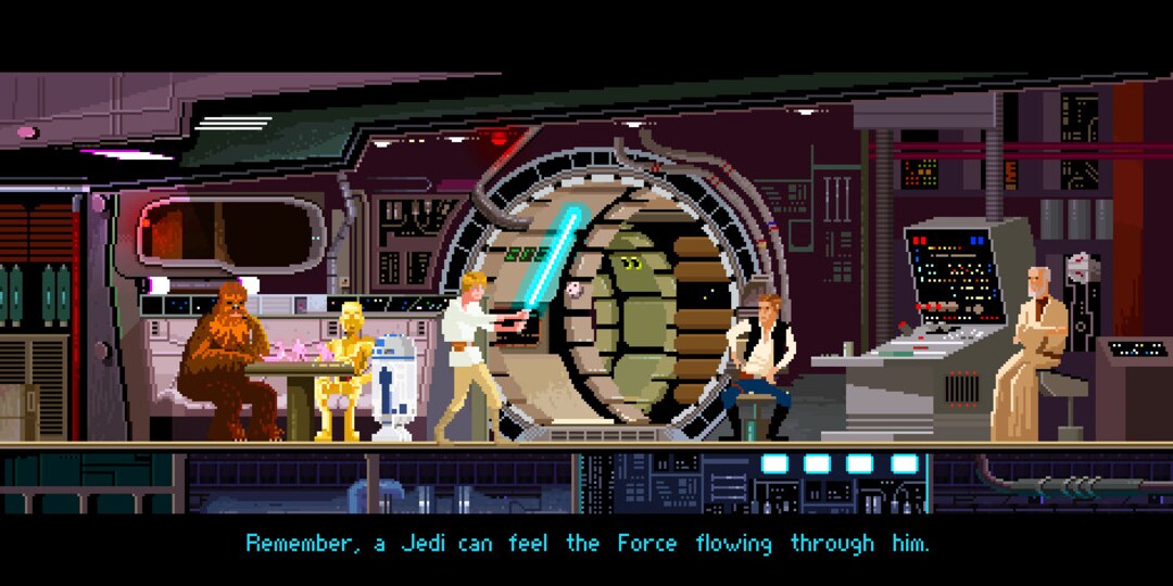 Pixel Art Force Poster Large Version - Etsy