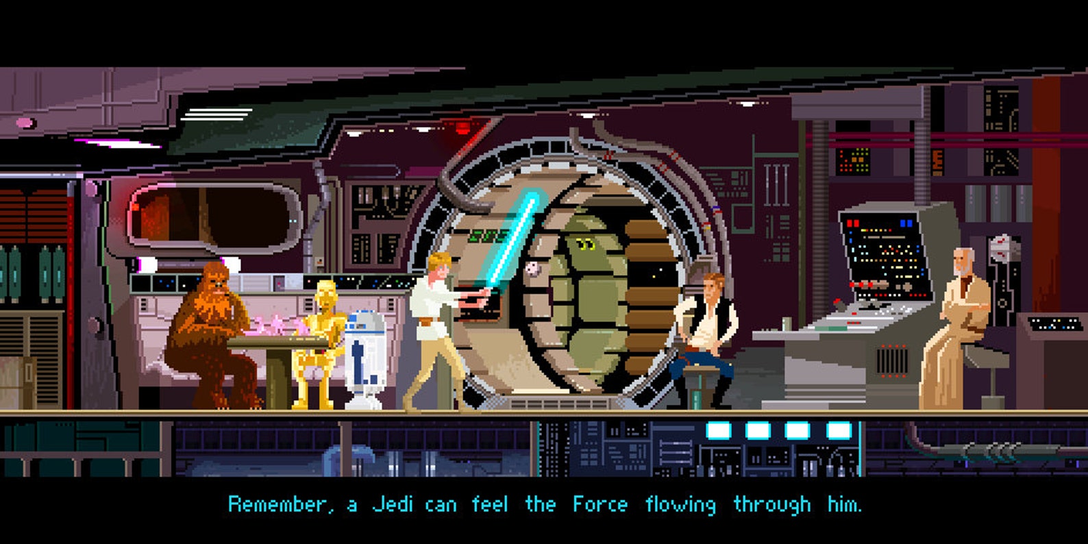 Pixel Art Force Poster Large Version - Etsy