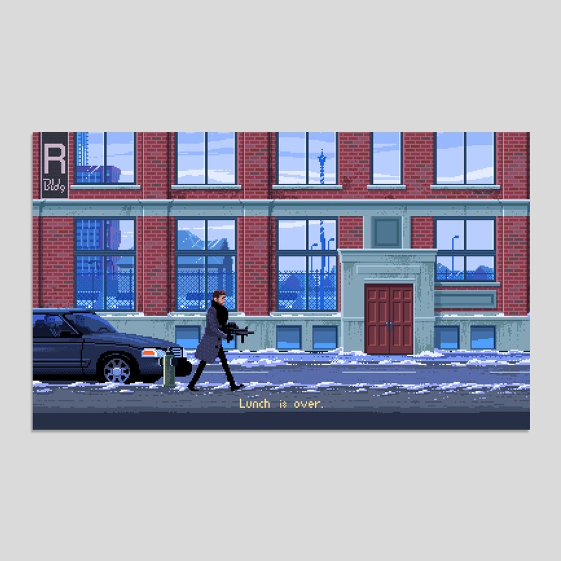 Pixel Art Fargo Print - Etsy