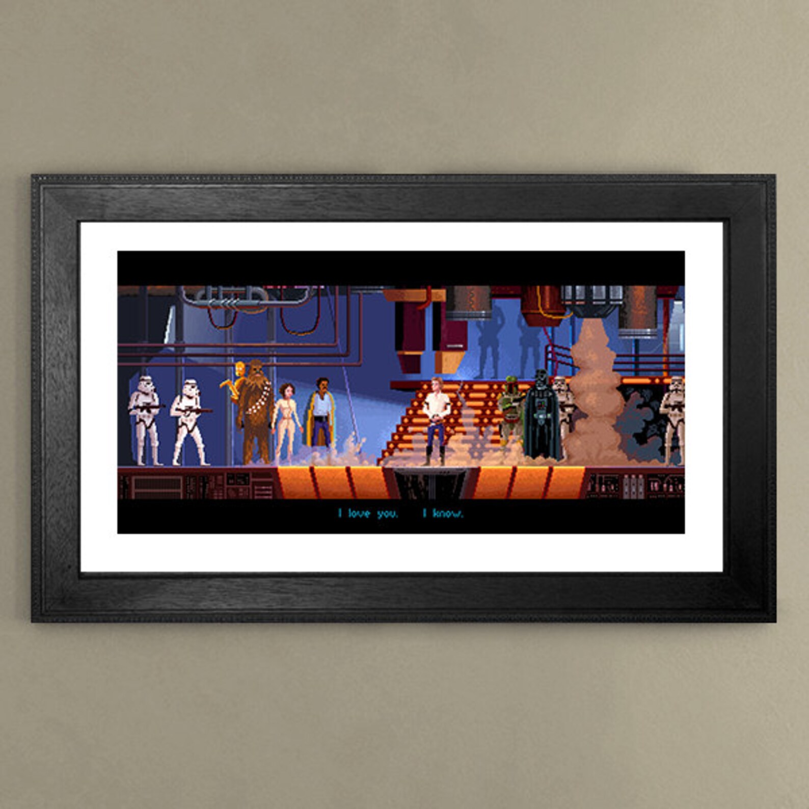 I Love You Poster Large Version - Etsy