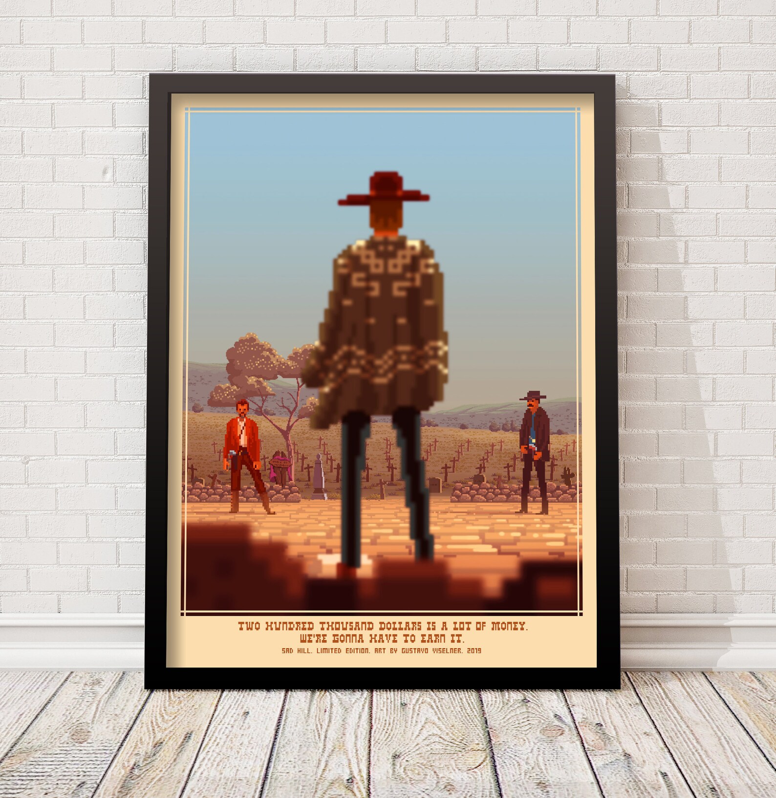 Pixel Art the Good the Bad and the Ugly Print Limited - Etsy