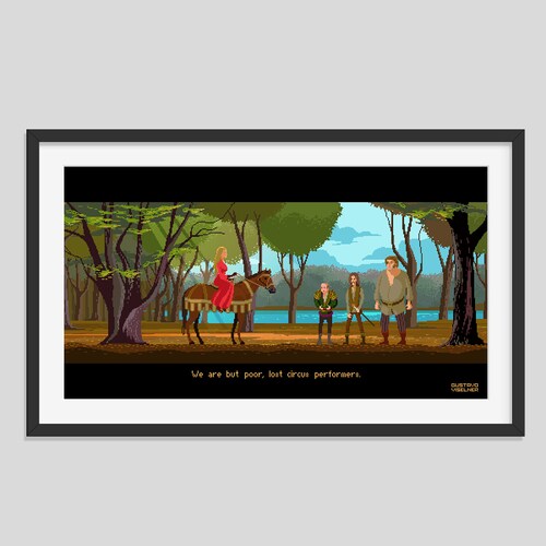 Pixel Art the Princess Bride Print Limited Edition Only 30 - Etsy