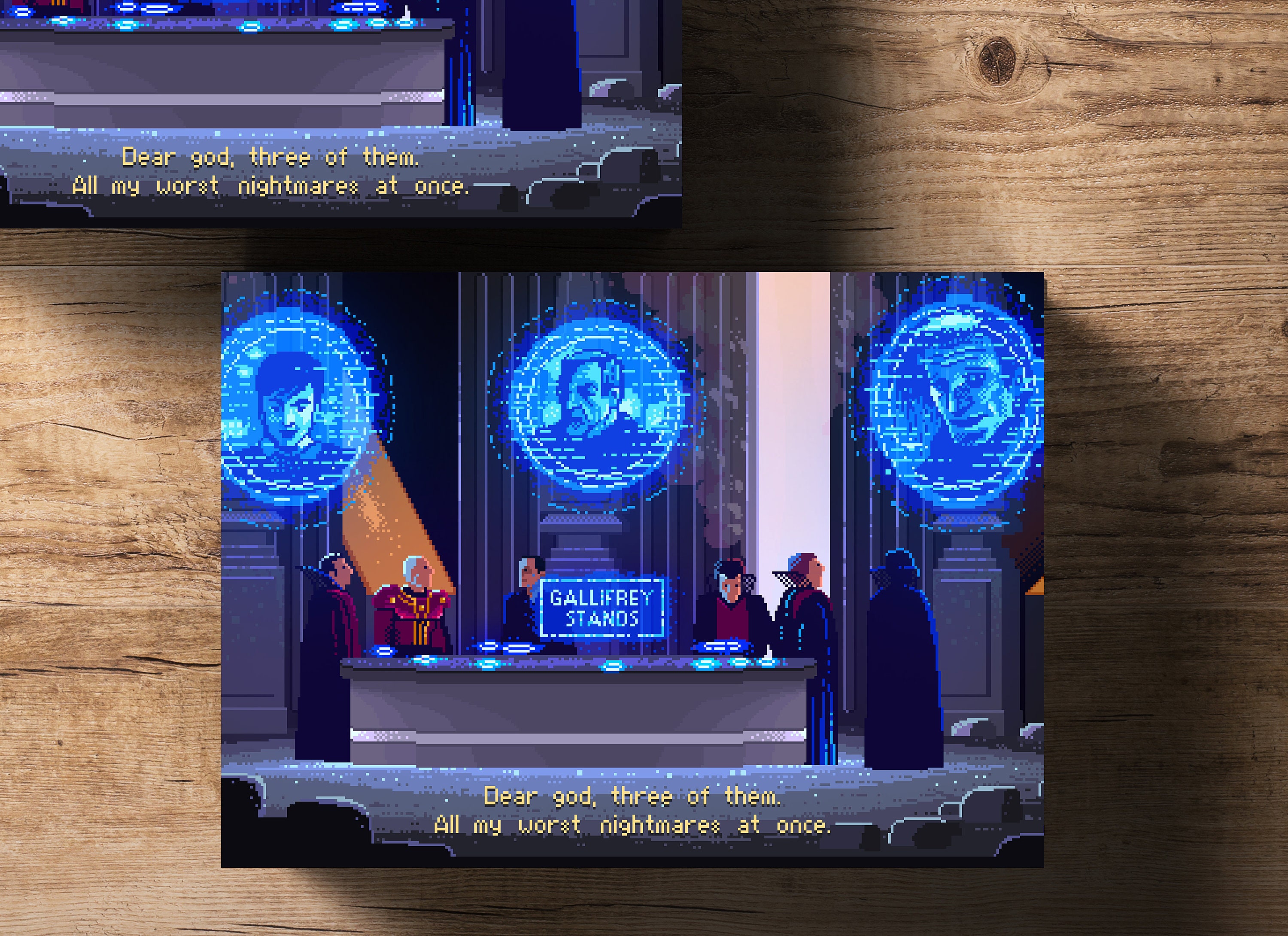 Doctor Who Pixel Art Small Print - Etsy