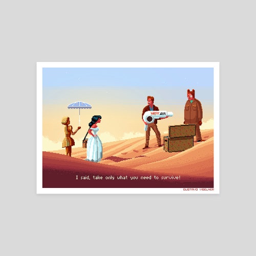Princess Bride Pixel Art Small Print - Etsy