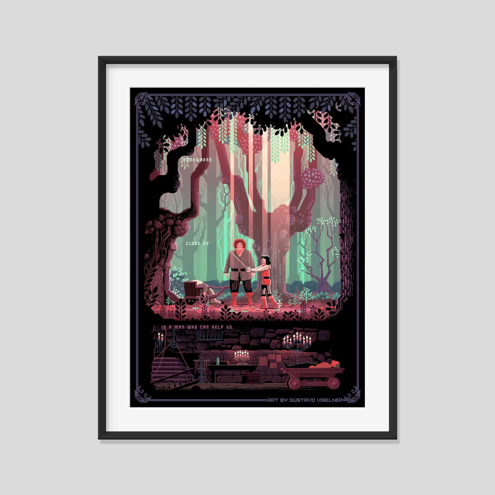 Pixel Art the Princess Bride Print Limited Edition Only 30 - Etsy