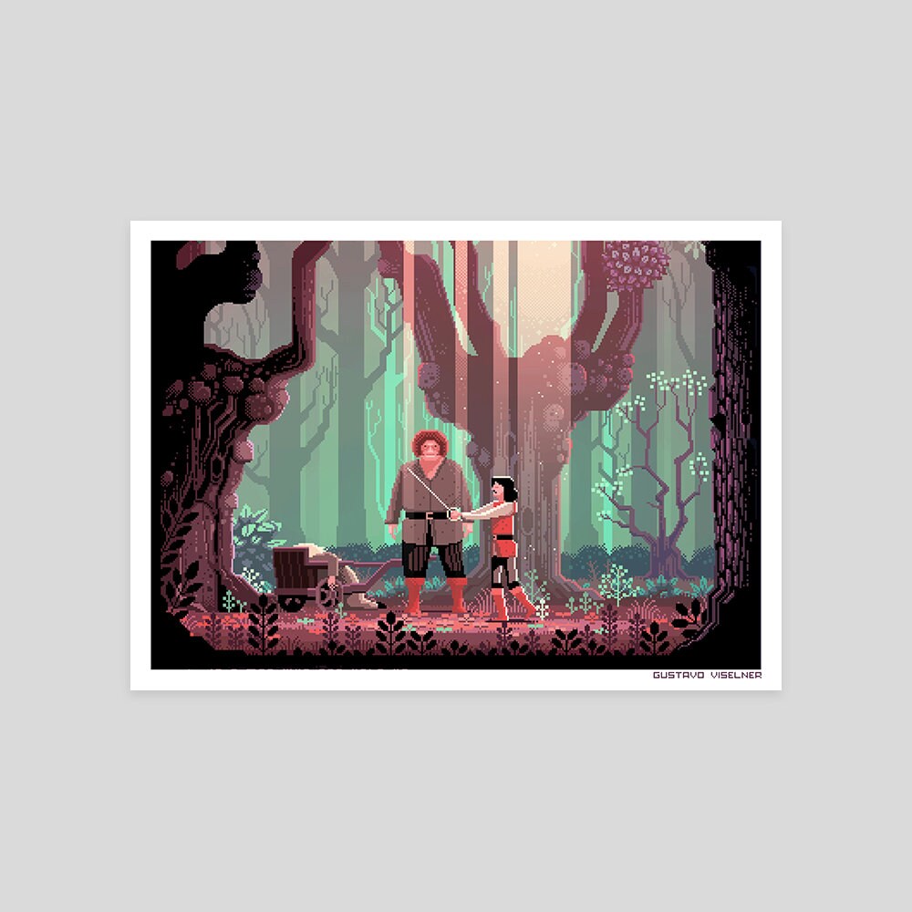 Princess Bride Pixel Art Small Print - Etsy