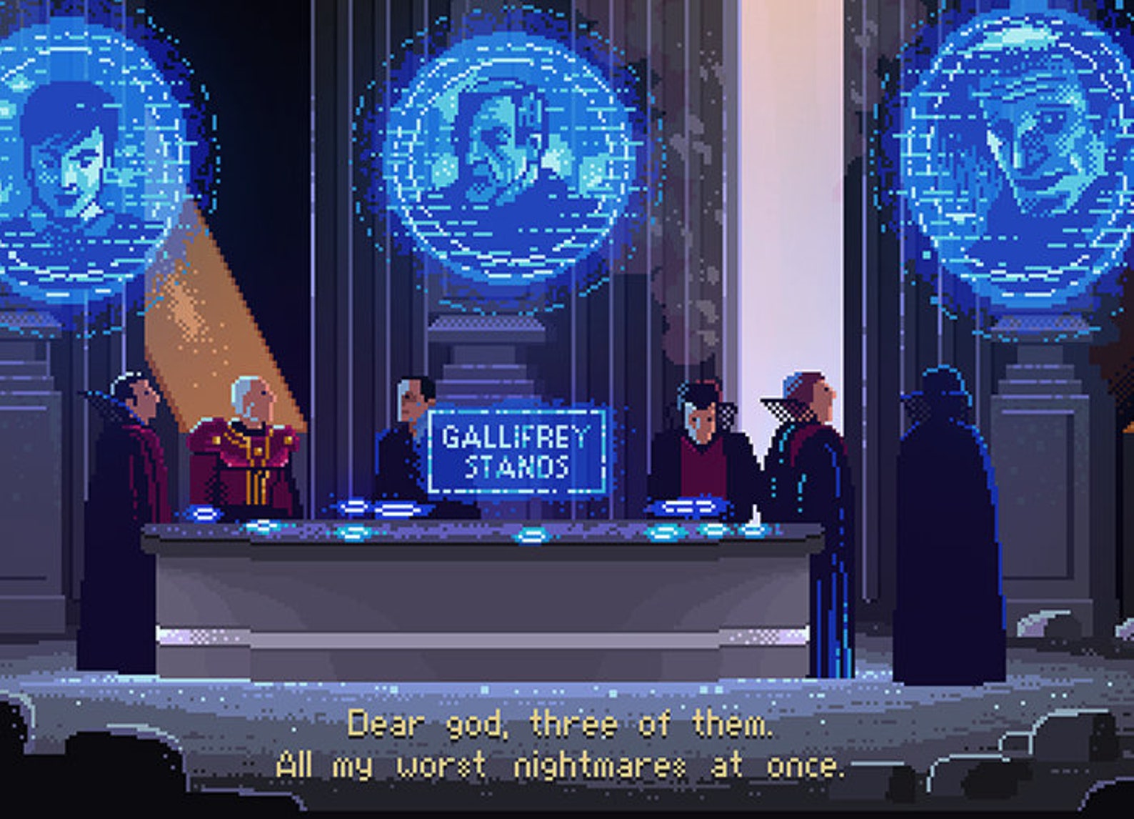 Doctor Who Pixel Art Small Print - Etsy