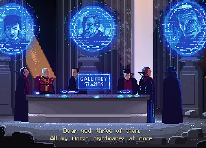 Doctor Who Pixel Art Small Print - Etsy