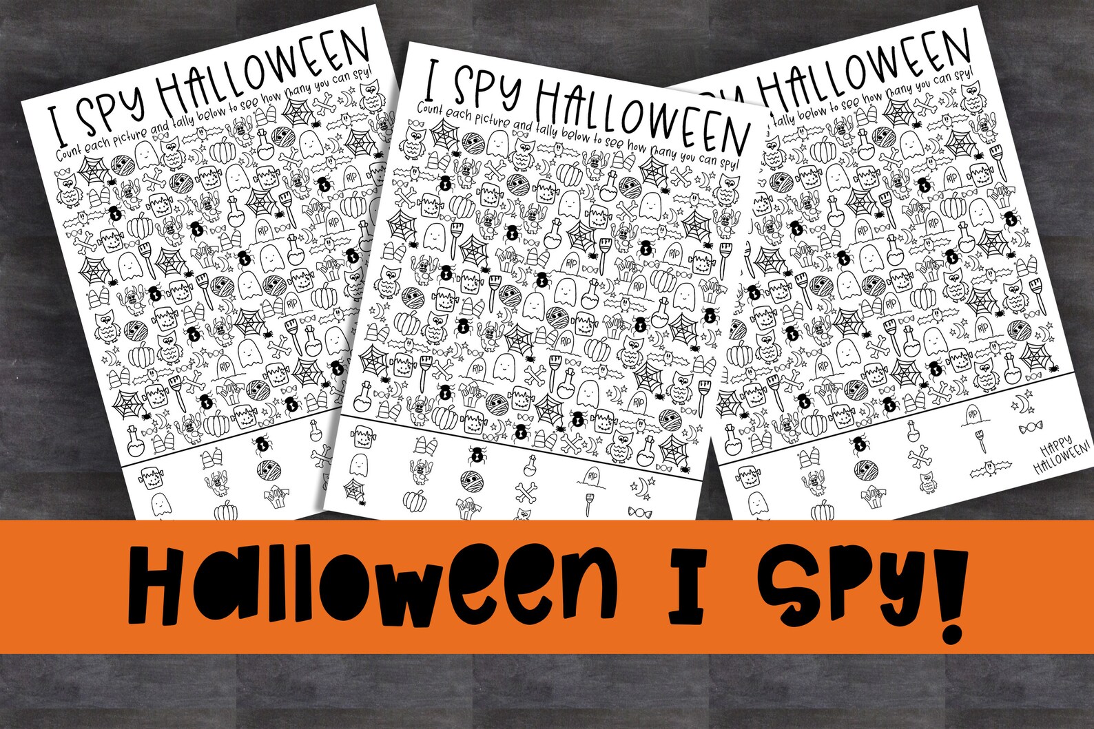 Halloween I Spy | Halloween Game for Kids | I Spy Halloween | Halloween ...