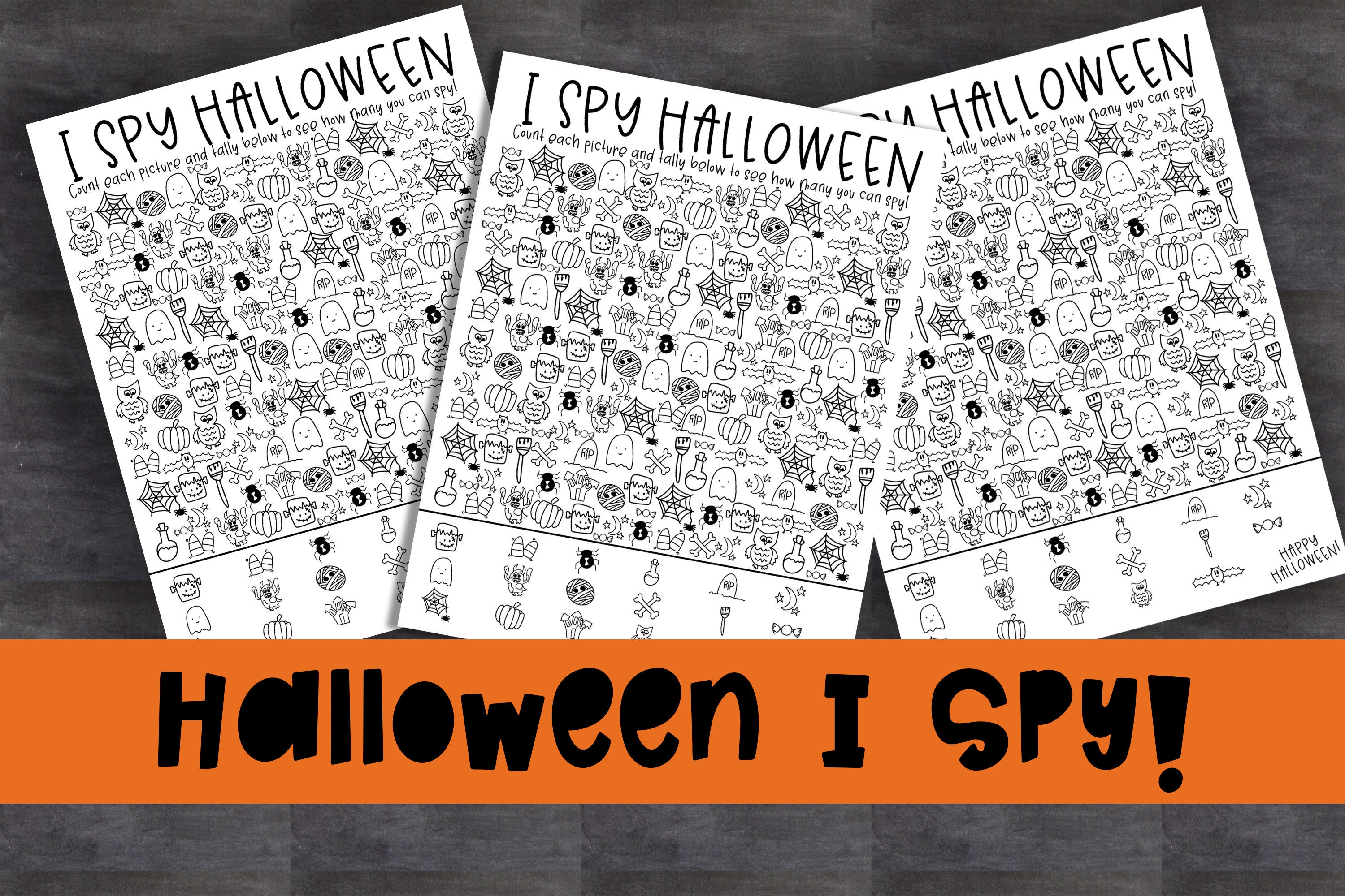 Halloween I Spy | Halloween Game for Kids | I Spy Halloween | Halloween ...