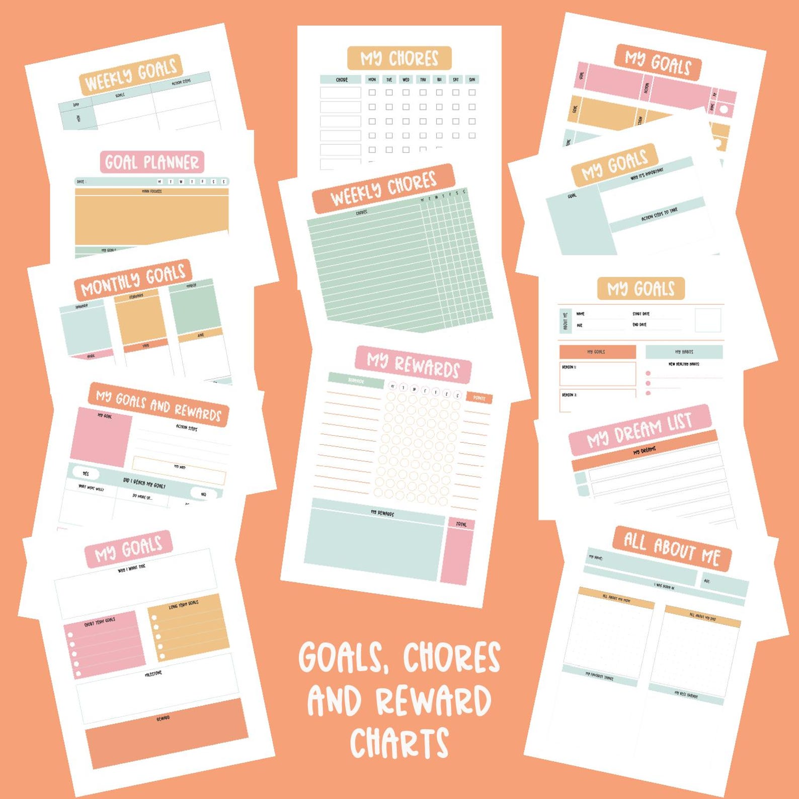 ADHD Planner for Kids | Printable Daily Planner Kids ADHD | Focus and ...