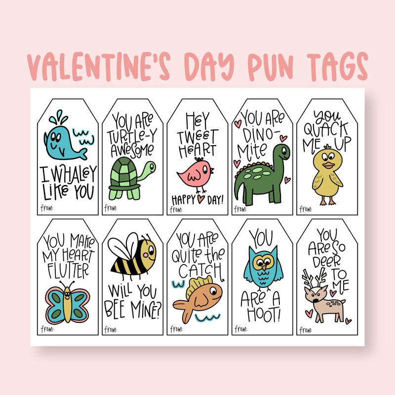 Punny Valentines - Etsy