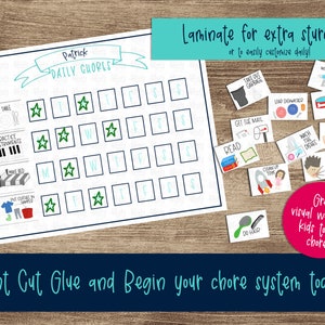 Mega Bundle Chore Chart Printable for Kids! Includes Picture Chores and ...
