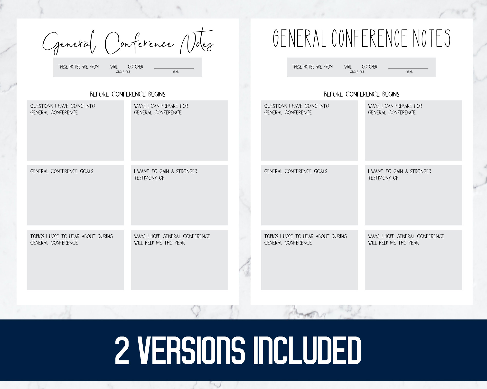 General Conference Notes Journal • Youth General Conference Printable ...