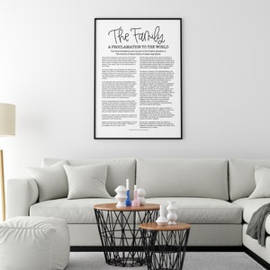 The Family A Proclamation to the World the Family Proclamation ...