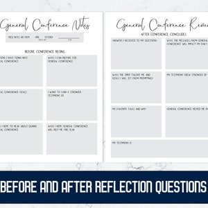 General Conference Notes Journal • Youth General Conference Printable ...