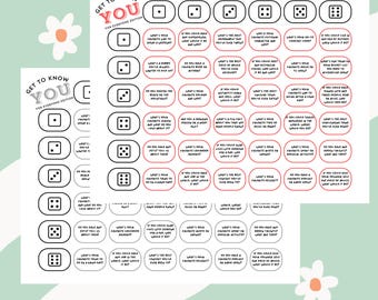 Get to Know You Questions Conversation Starter Icebreaker Download - Etsy