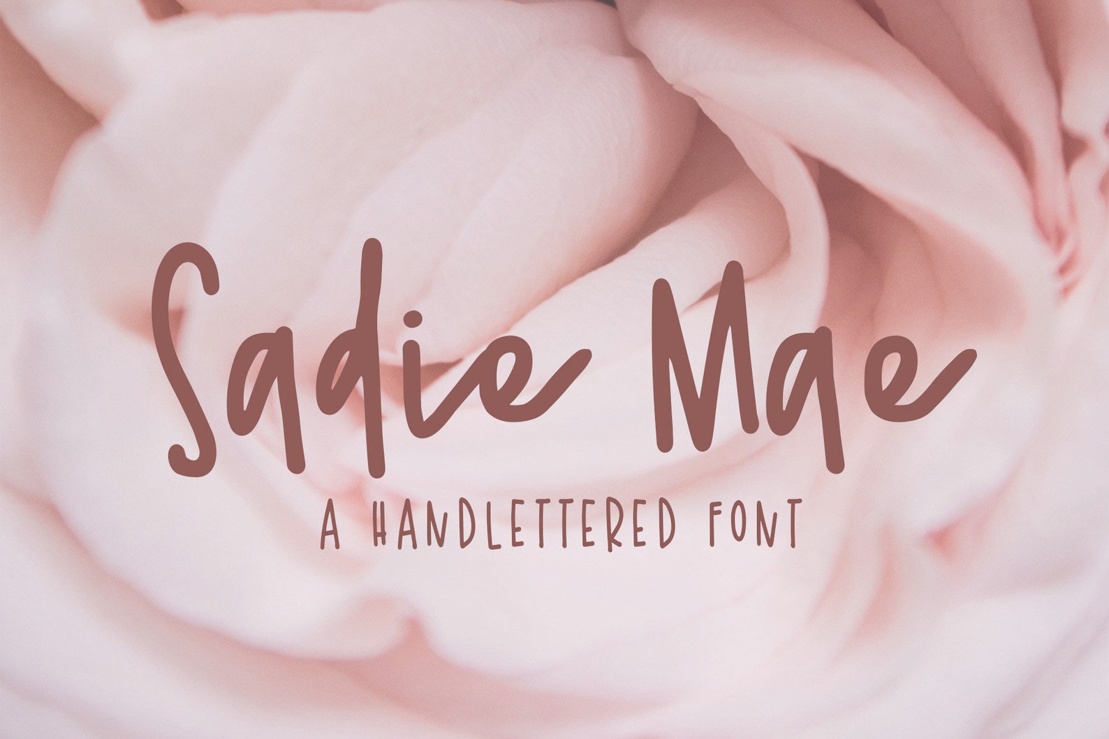 Sadie Mae Font Cute and Girly Font | Etsy