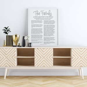 The Family A Proclamation to the World the Family Proclamation ...