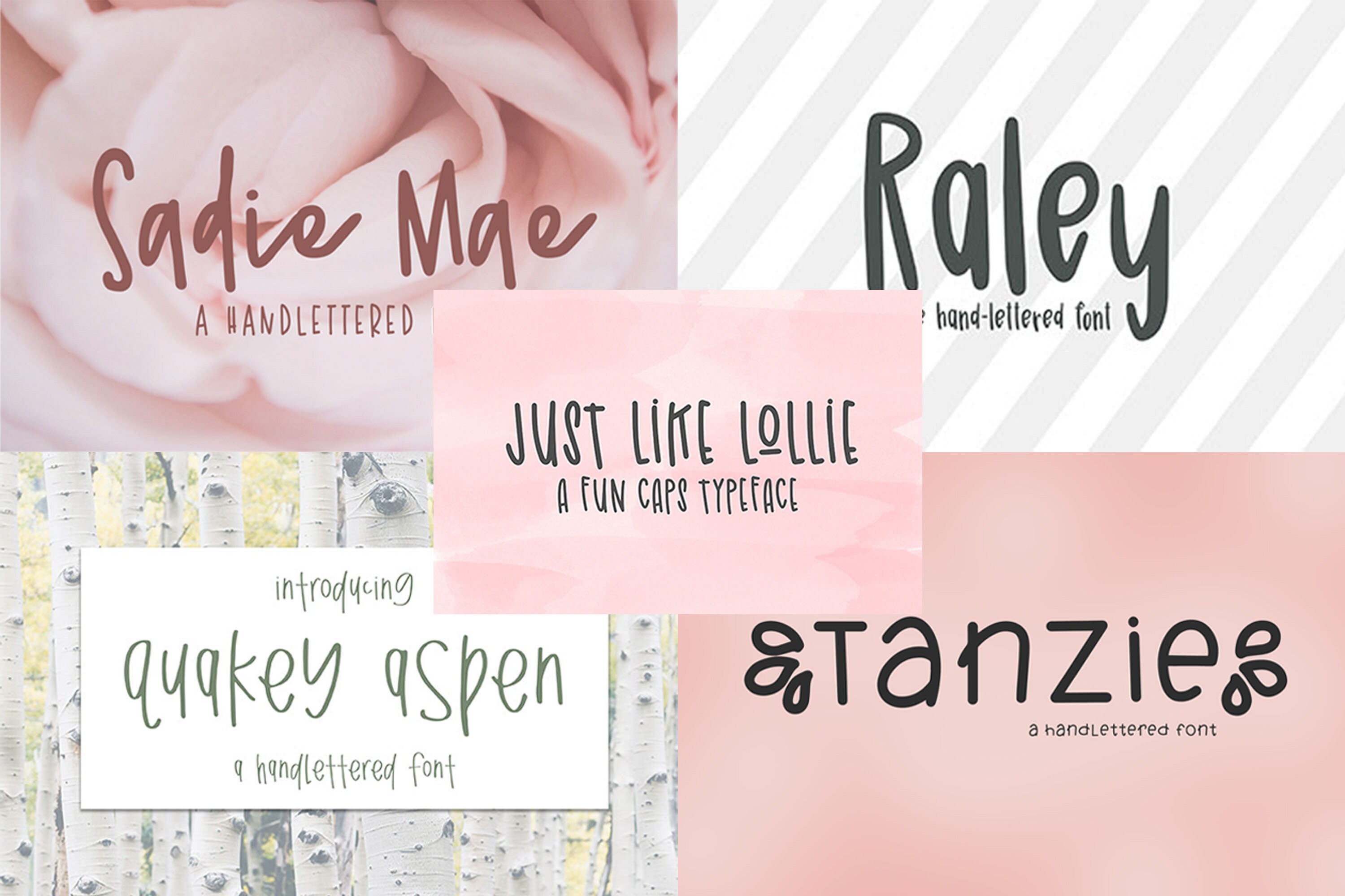 Mega Font Bundle | 25 Handwritten Fonts | Modern Calligraphy Font ...