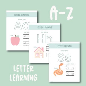 Toddler Educational Workbook | Printable Preschool Workbook, Tracing ...