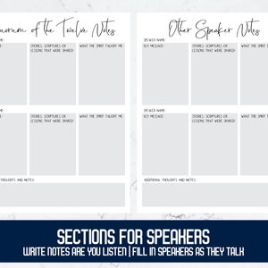 General Conference Notes Journal • Youth General Conference Printable ...