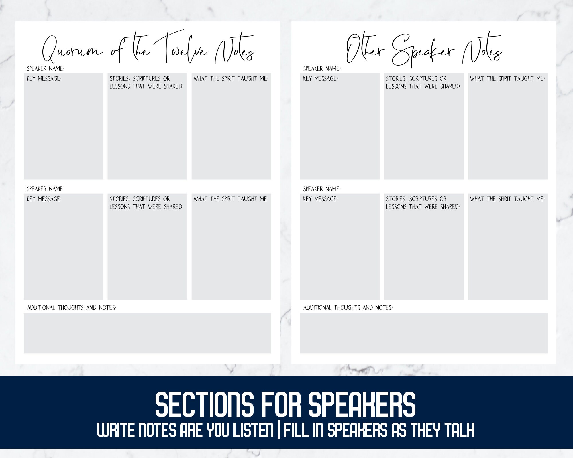 General Conference Notes Journal • Youth General Conference Printable ...