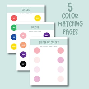 Toddler Educational Workbook | Printable Preschool Workbook, Tracing ...