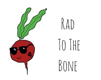 Radish pun | Etsy