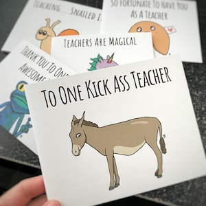 So Fortunate to Have You as A Teacher Fortune Cookie Pun Greeting Card ...