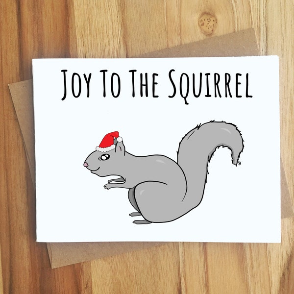 Joy to the Squirrel - Etsy