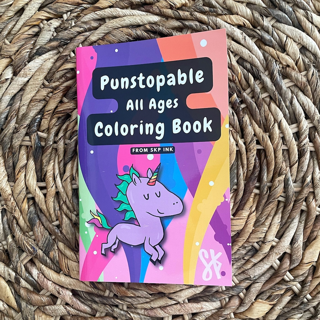 All Ages Funny Coloring Book / Kid Friendly Puns / Children Kids PG ...