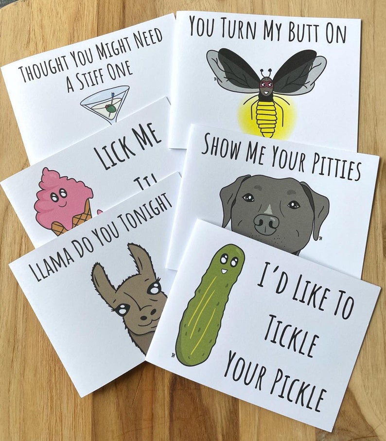 Let's Get Knotty Pretzel Pun Greeting Card / Innuendo Dirty Play on ...