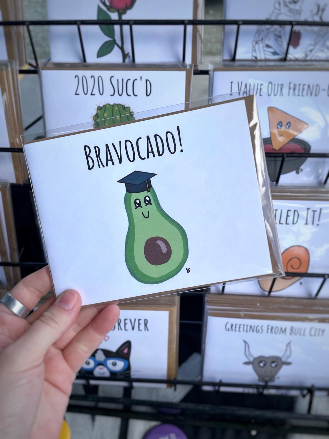 Bravocado Avocado Graduation Pun Card / Celebrate / Congrats | Etsy