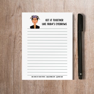 Funny Notepad / Artist Scratch Pad / Handmade Notepad / Paper ...