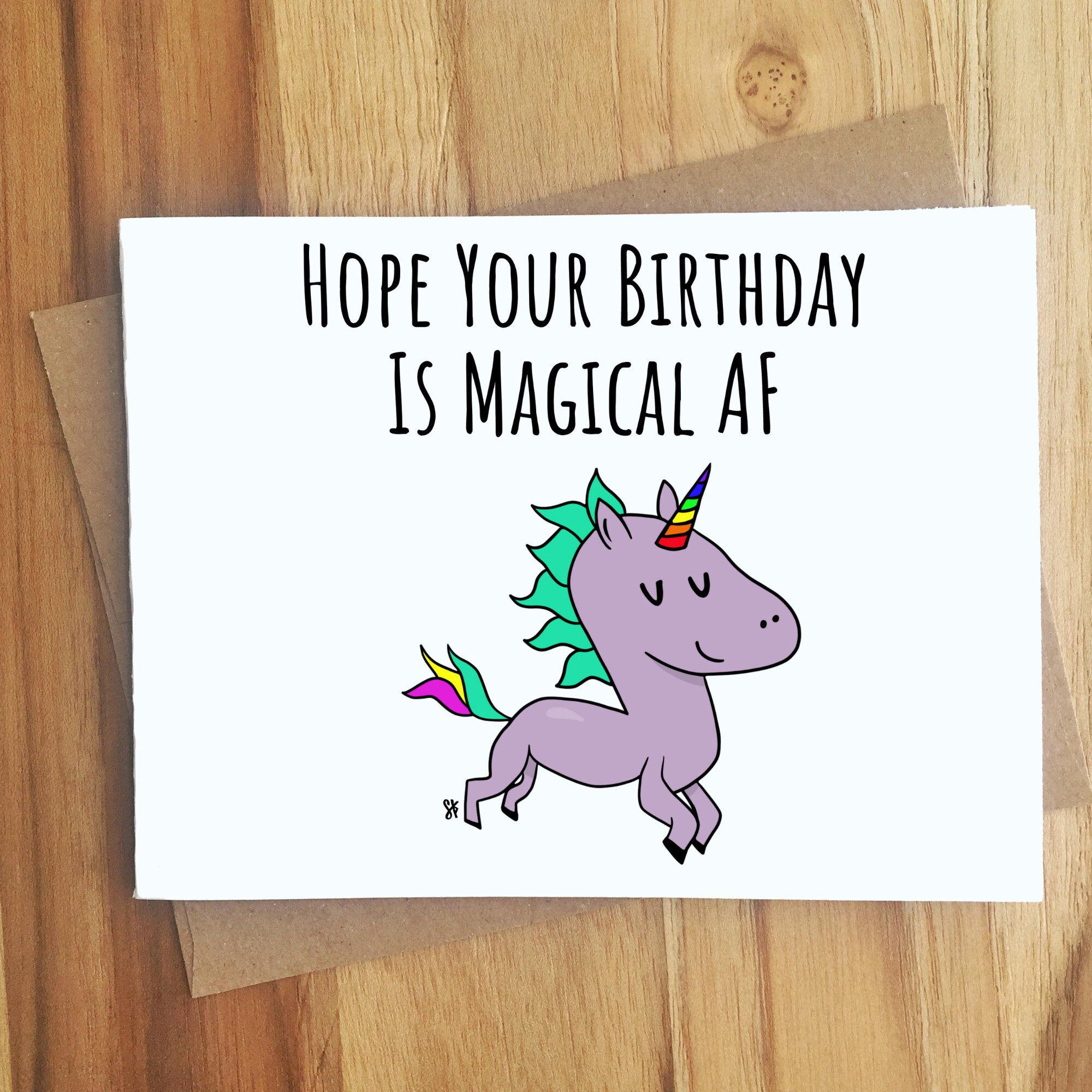 Unicorn Birthday Funny