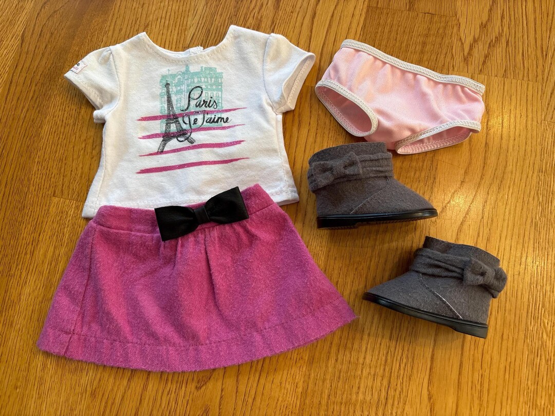 American Girl Grace Thomas Meet Outfit ~ Shirt, Skirt, Boots and ...
