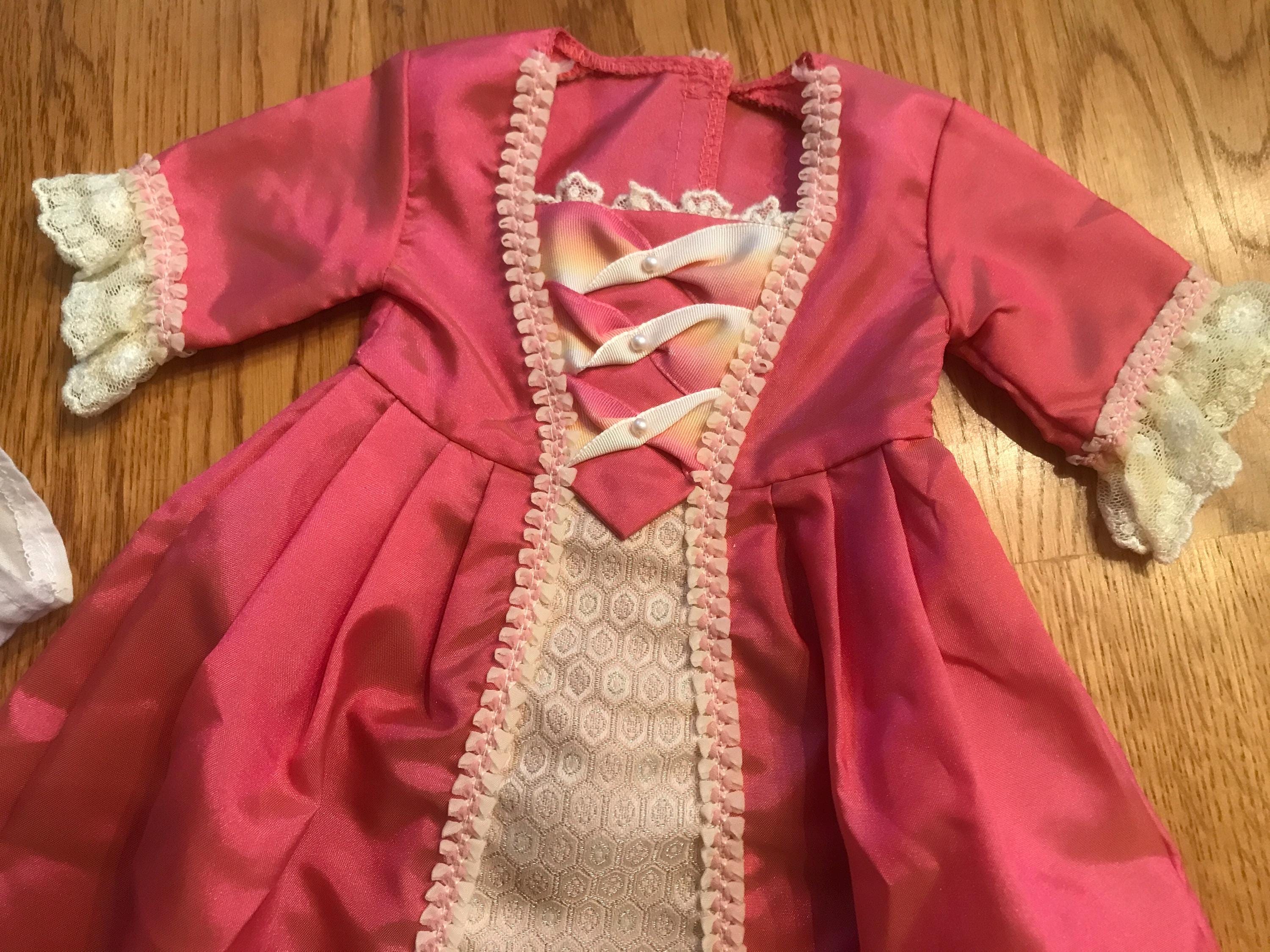 American Girl Elizabeth's Meet Gown, Undershift, and Book ~ From an ...