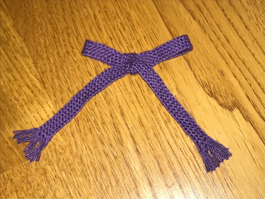 RARE TO FIND! American Girl One Purple Hair Ribbon From Kirsten's Plaid ...
