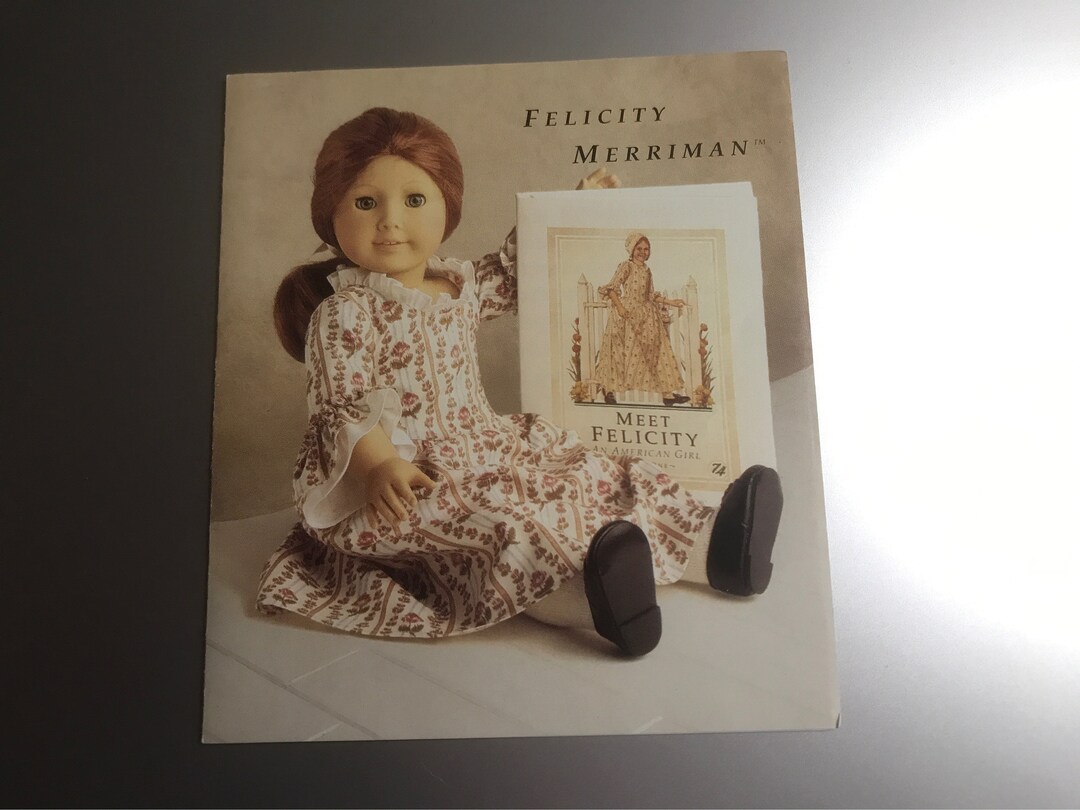 FIRST YEAR RELEASE! Pleasant Company 1991 Felicity Merriman Vintage ...