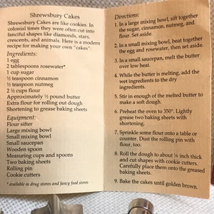 American Girl Pleasant Company Felicity's Shrewsbury Cakes Kit ...
