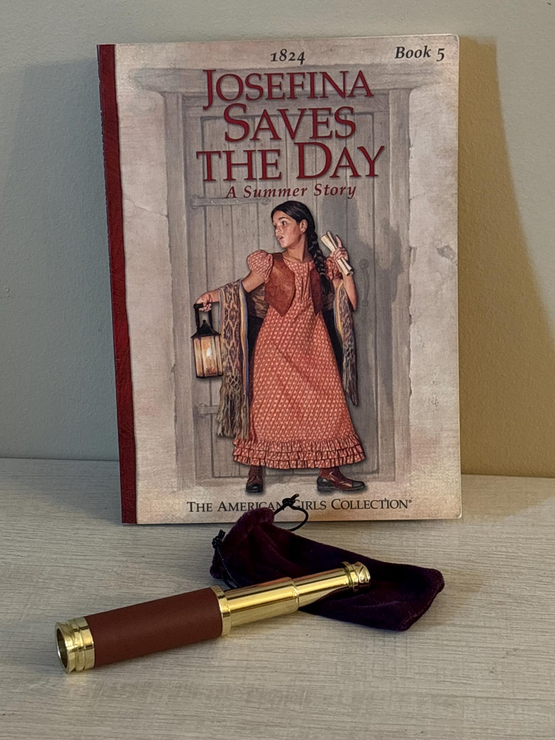 FIRST VERSION! American Girl Telescope and Bag From Josefina's Santa Fe ...