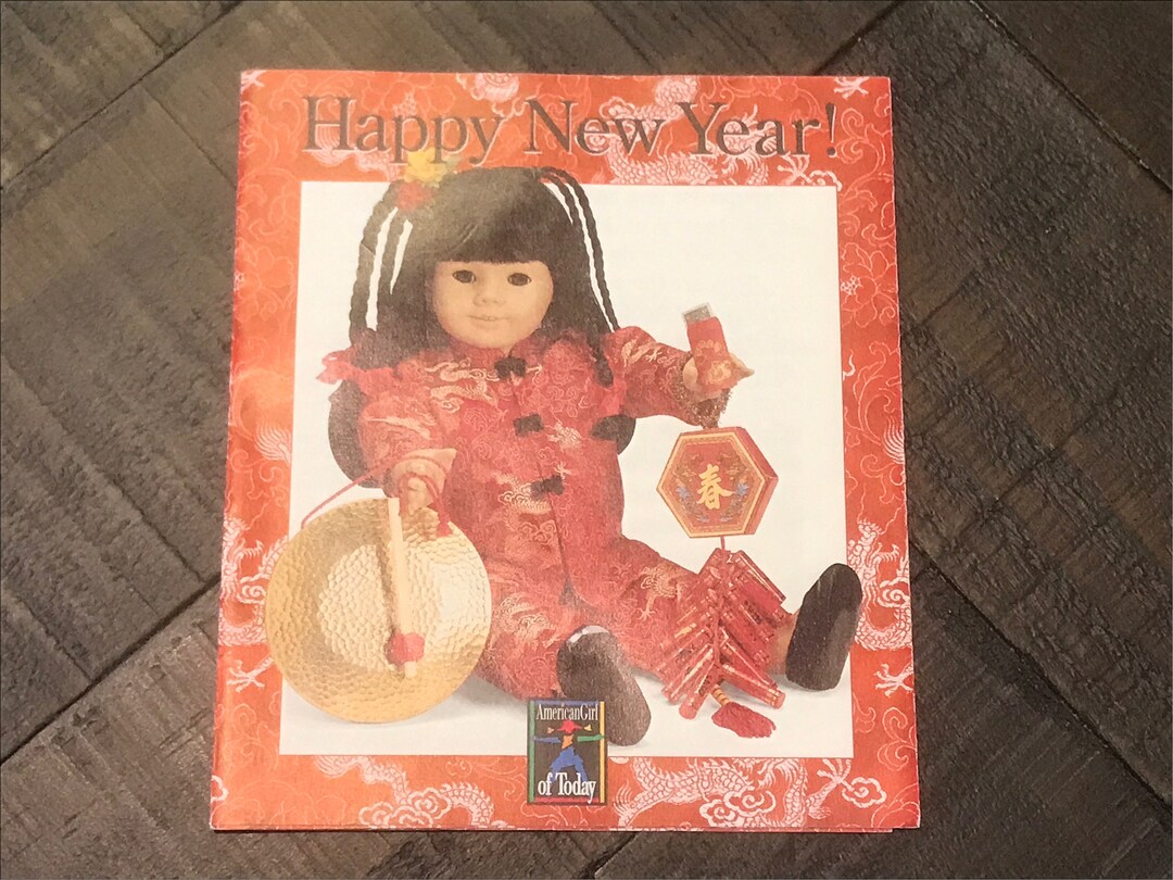 FIRST YEAR RELEASE! American Girl of Today Happy New Year! Pamphlet ...