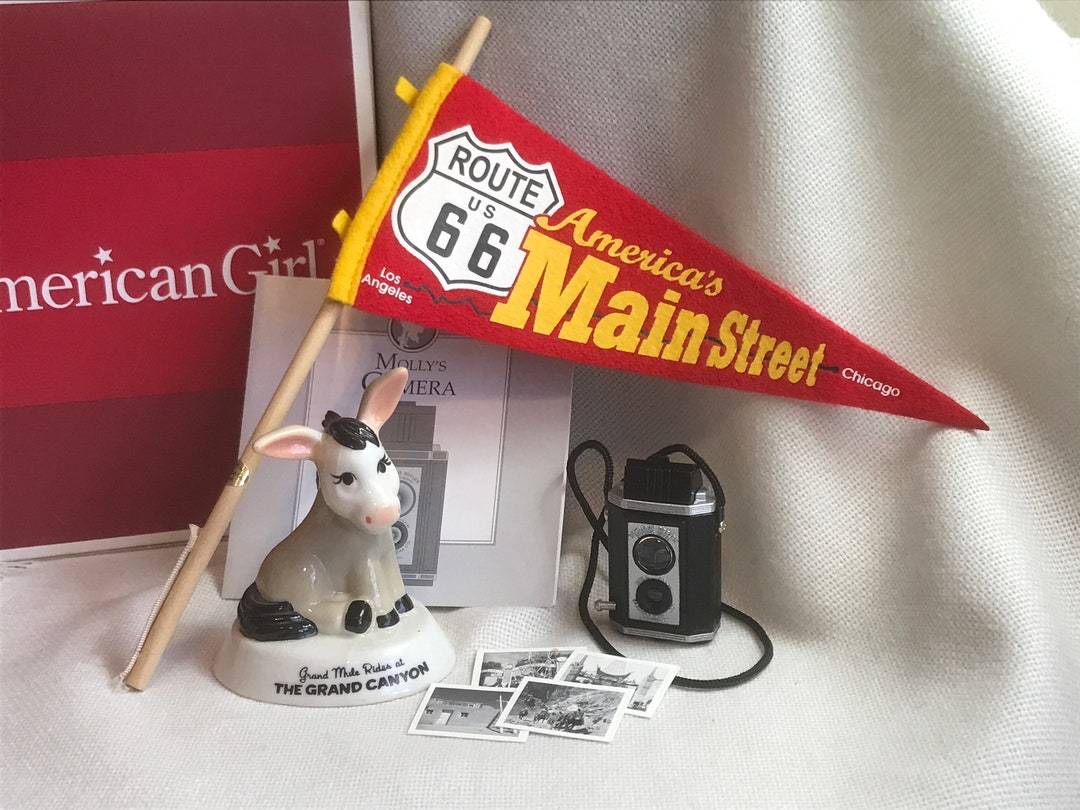 NEW! RARE to FIND! American Girl Molly's Route 66 Accessories ...