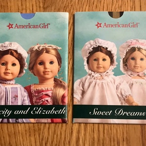 American Girl Felicity and Elizabeth Trading Cards for Missing or ...