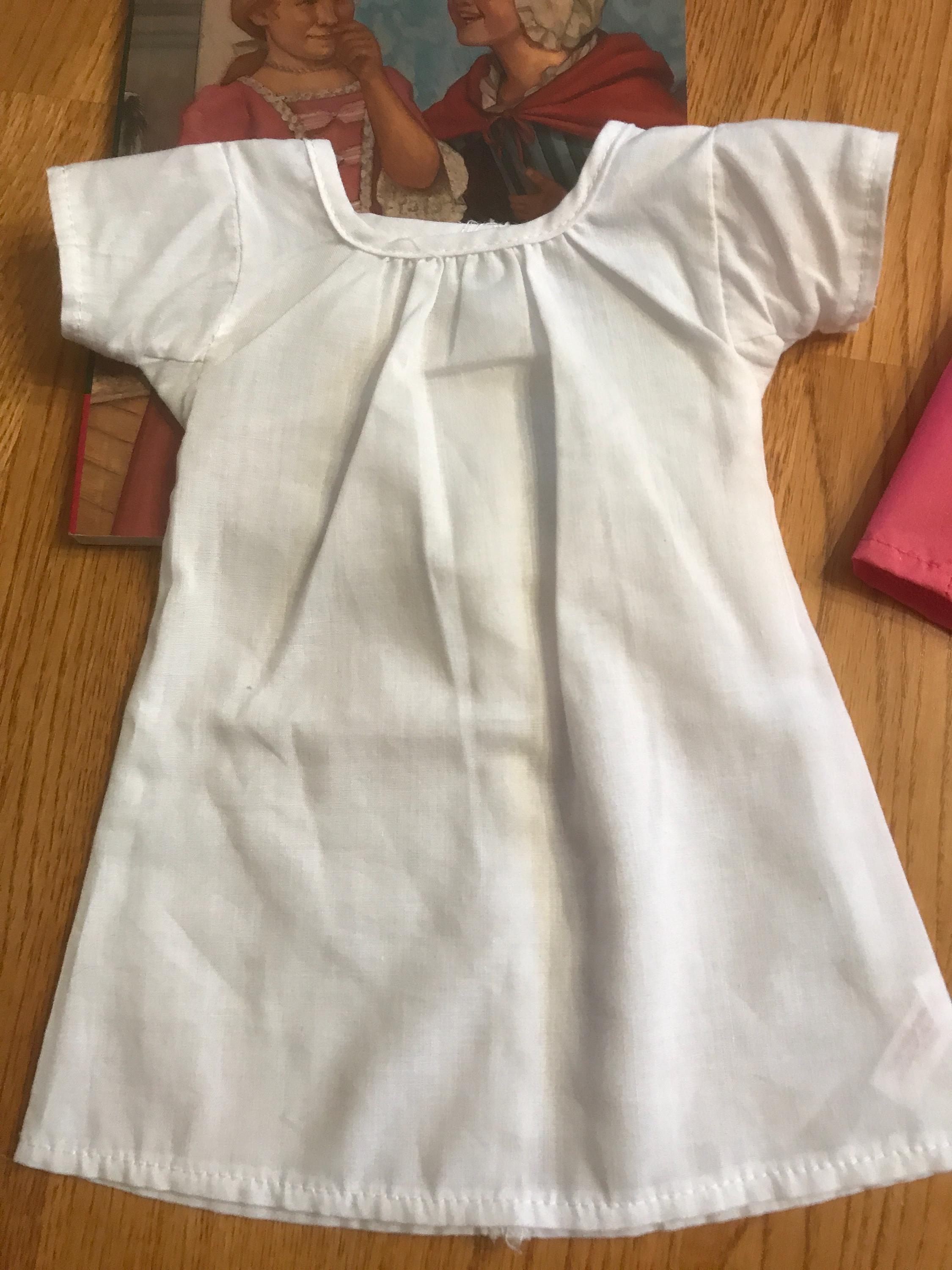 American Girl Elizabeth's Meet Gown, Undershift, and Book ~ From an ...