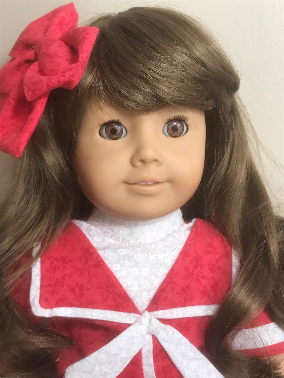 WHITE BODY With Götz AMBER Eyes and Wig! American Girl Pleasant Company ...